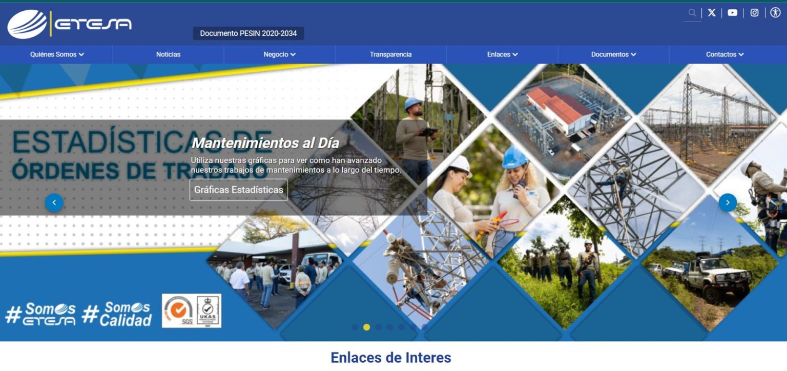 ETESA recibe certificación 100% de manejo transparente - El Digital Panamá