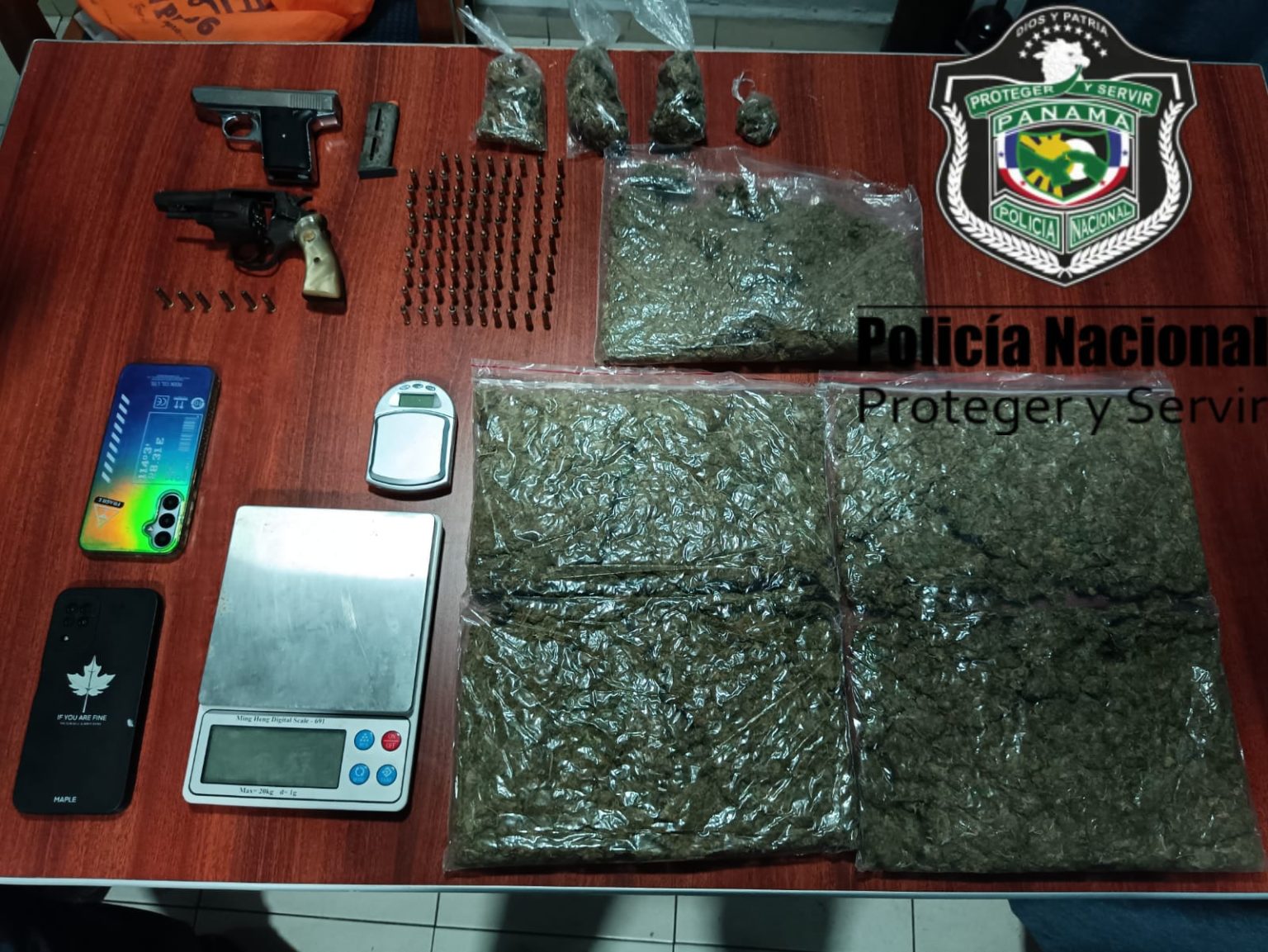 Decomisan armas y drogas en Panamá Oeste - El Digital Panamá
